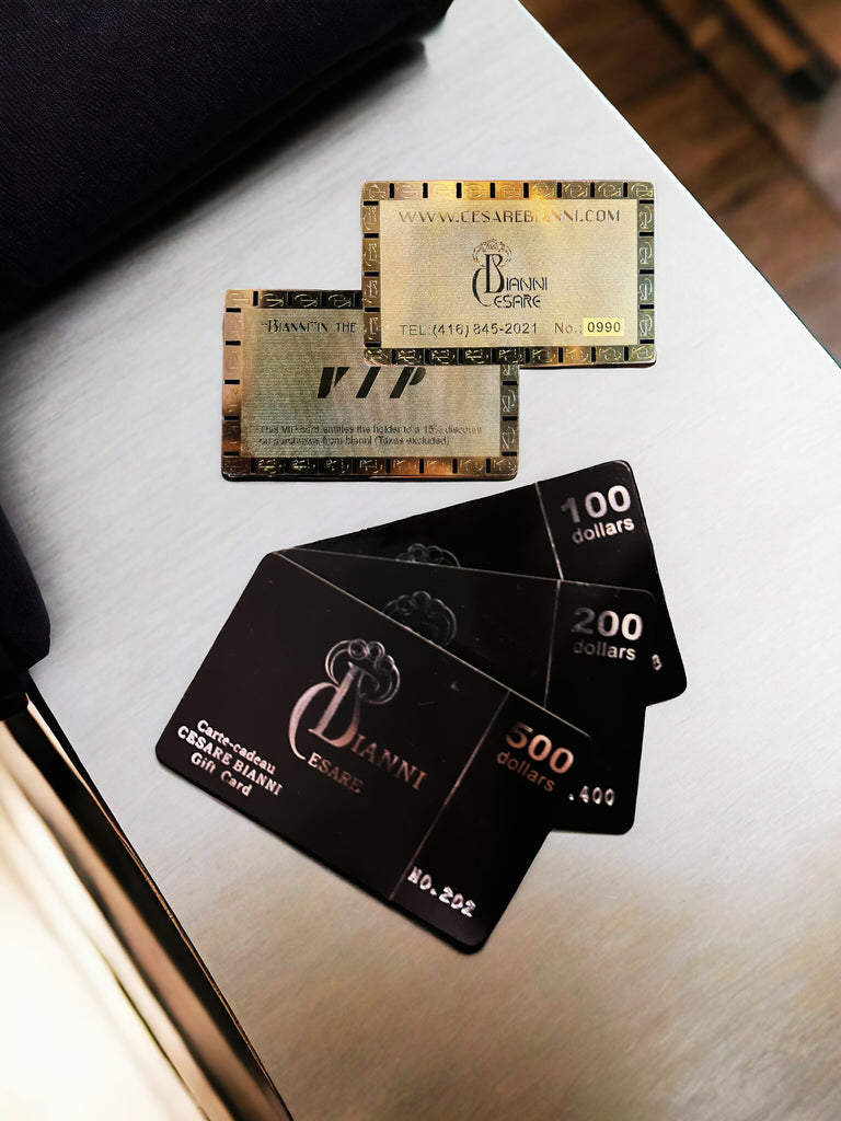 Gift Card - Gold Card – Cesare Bianni